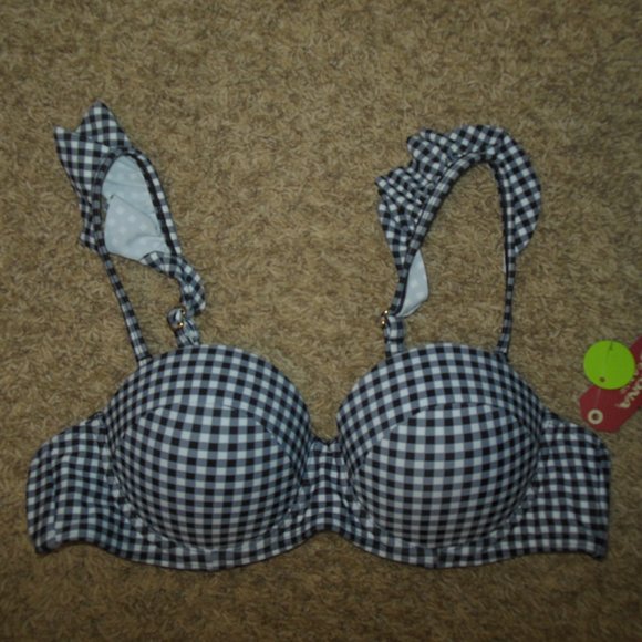 Arizona Jean Company | Swim | Nwt Arizona Large Bikini Top Pad Bra ...